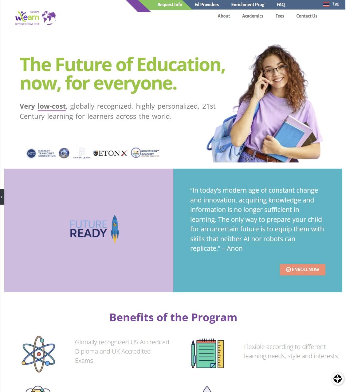 A truly affordable Accredited eLearning solution - WeLearn Global